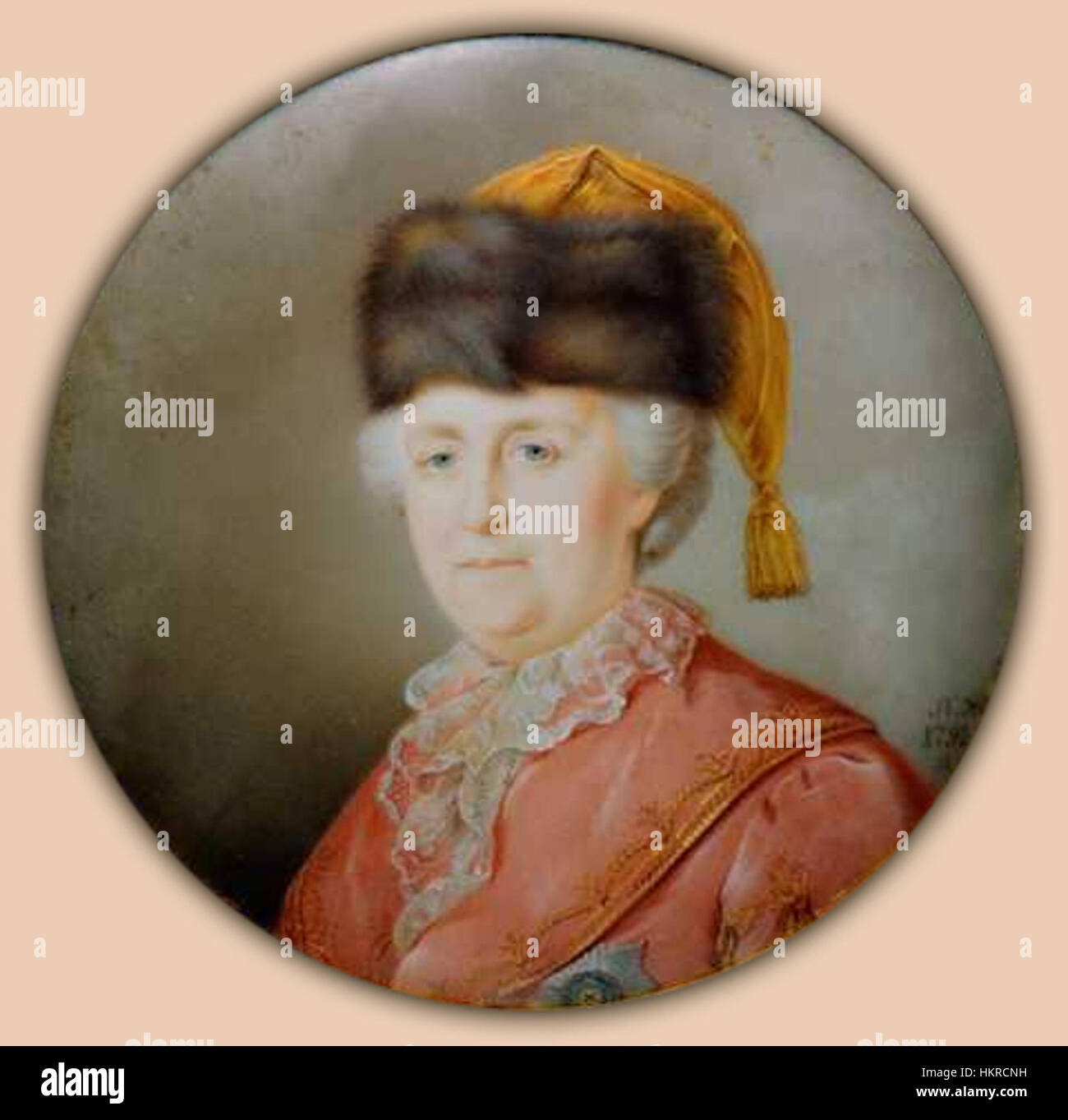 The portrait of Catherine II, painted by Petr Zharkov, is a ...