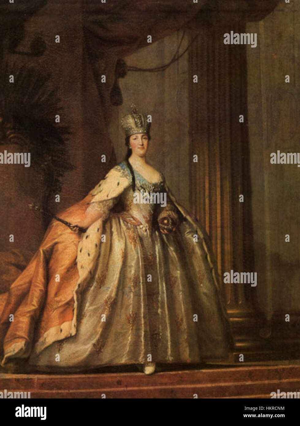 This portrait of Catherine II (Catherine the Great) by Torelli, painted ...
