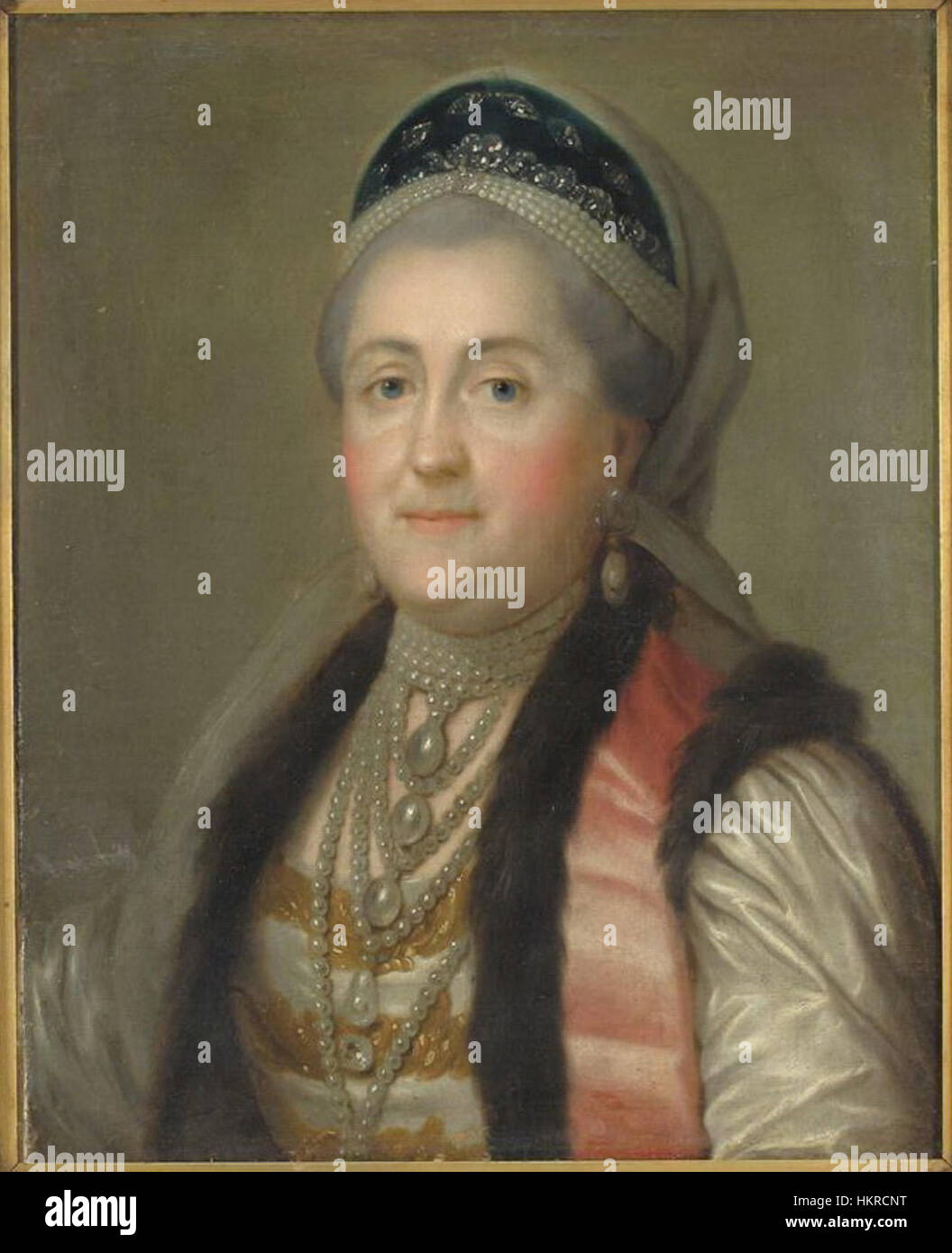 Catherine ii in russian dress hi-res stock photography and images - Alamy