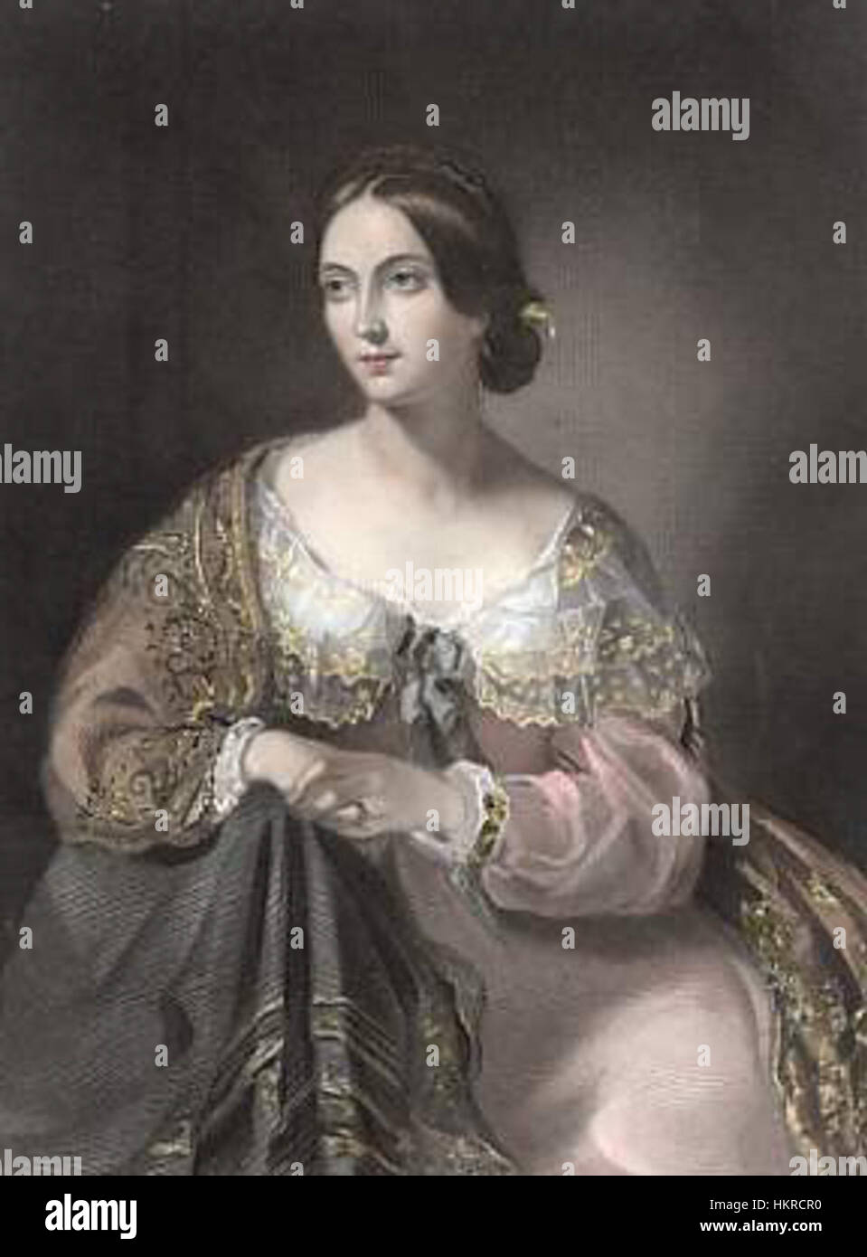This portrait of Catherine Wellesley, painted by an unknown artist ...