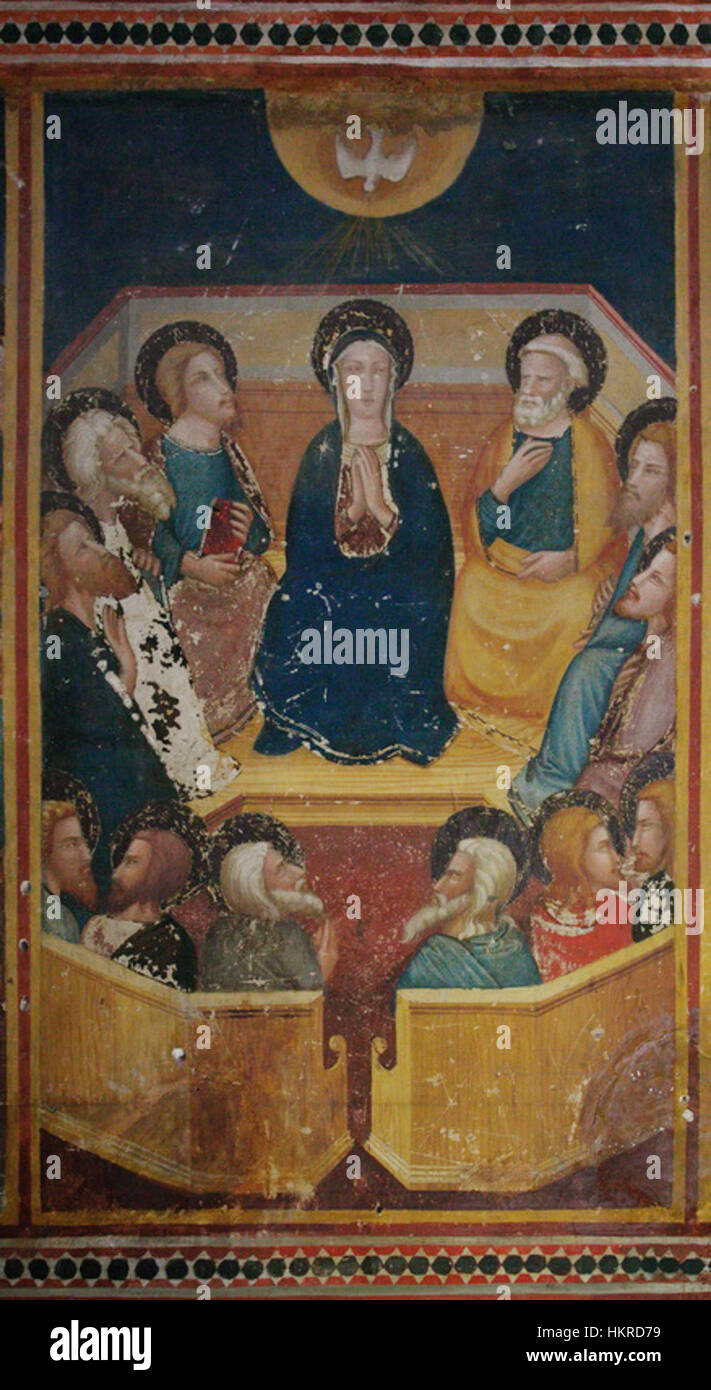 'CelaStMiquel Pentecosta 3585' is a painting depicting the biblical ...