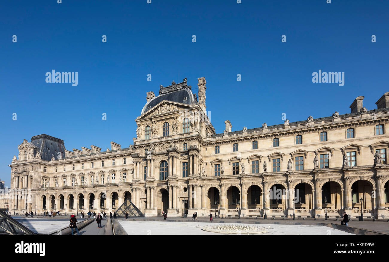 Louvre palace hi-res stock photography and images - Alamy