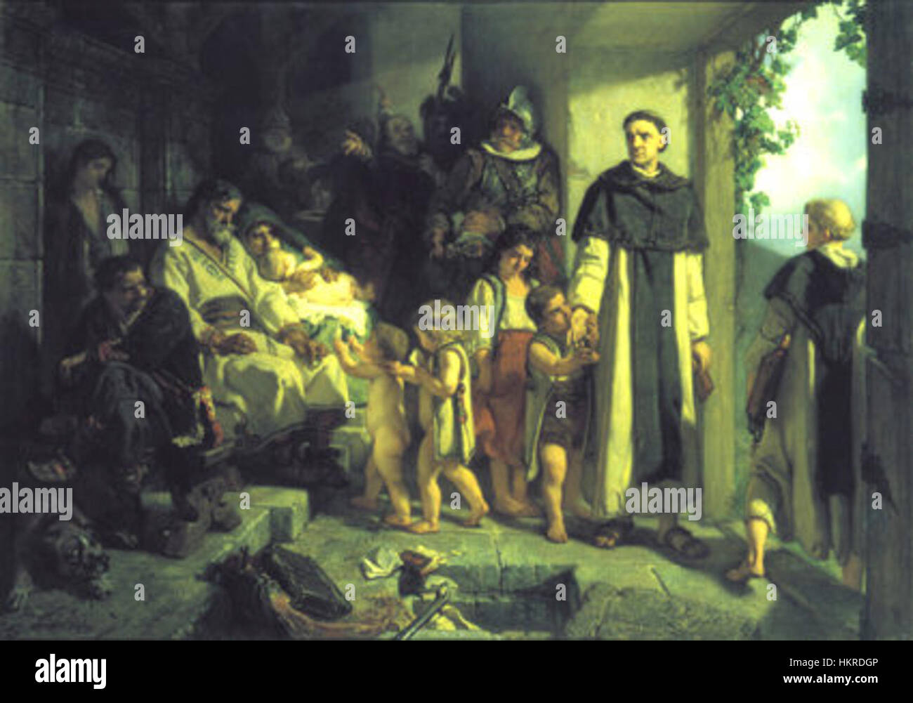 An 1854 painting by Jaroslav Cermak titled 'Protireformace' (Counter ...