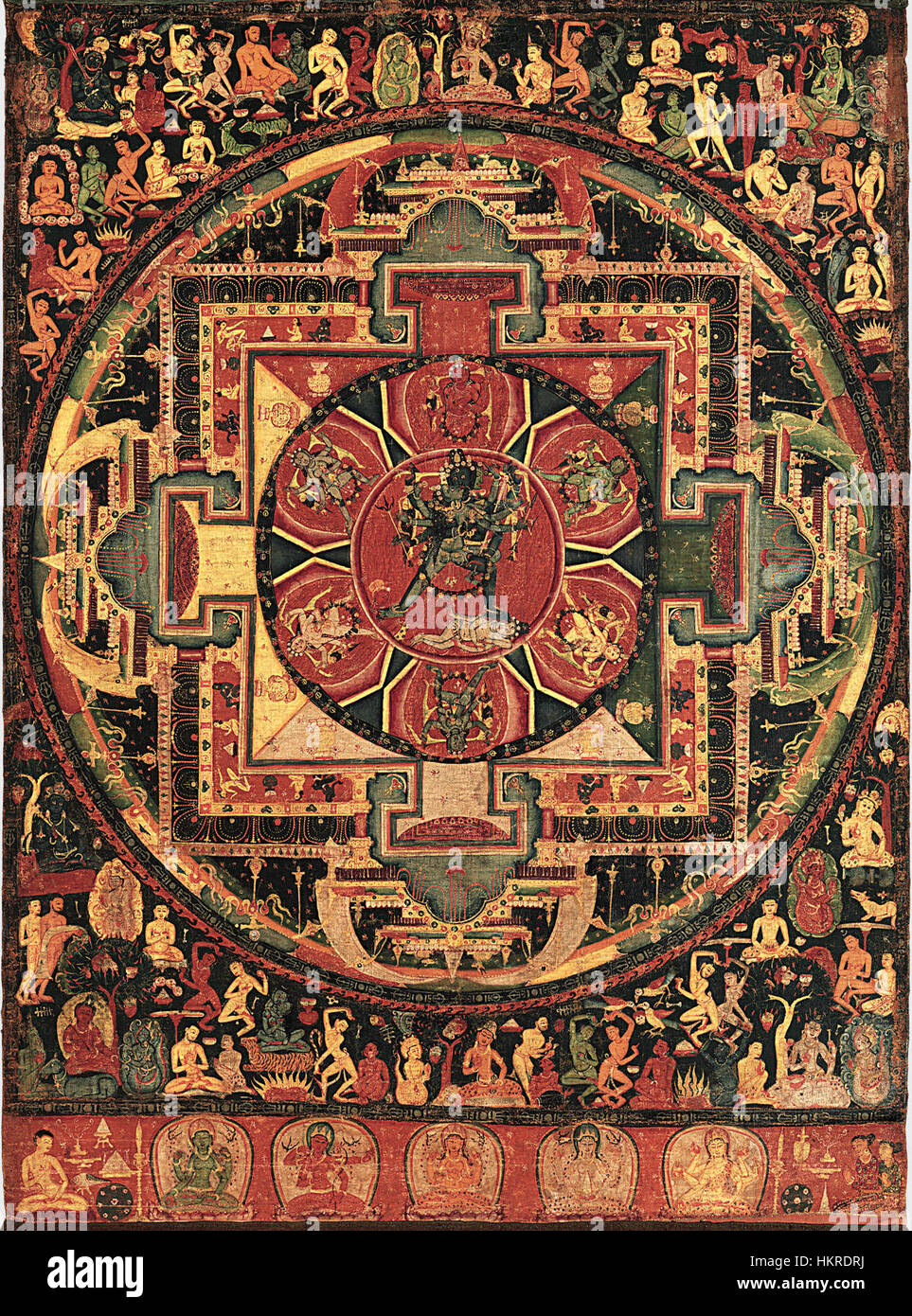 The Chakrasamvara Mandala is a key symbol in Tibetan Buddhism ...