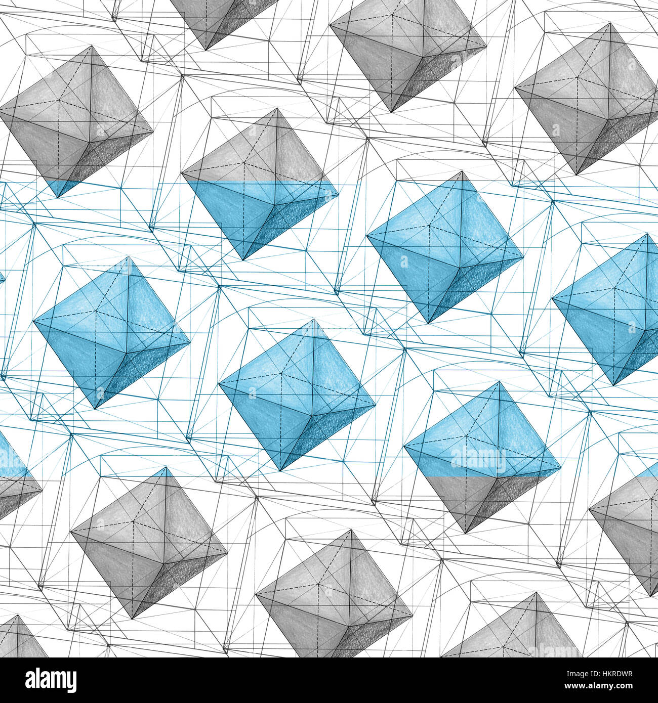 Cubic pattern hi-res stock photography and images - Alamy