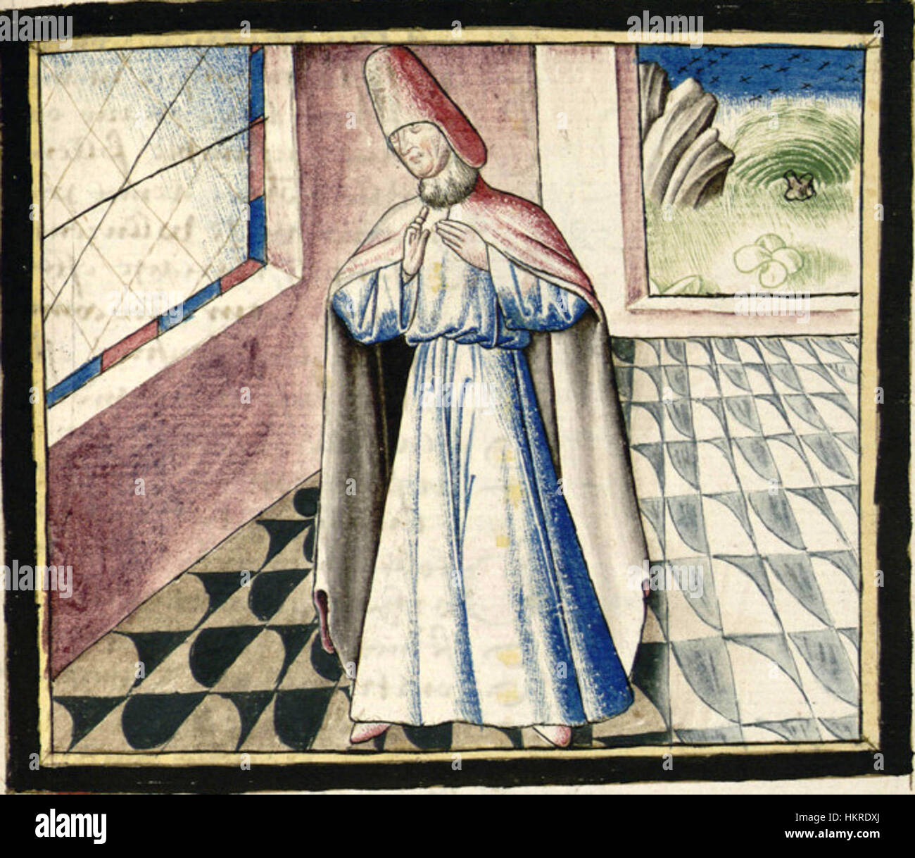 This manuscript page, from the 'Champion des Dames' collection, shows a ...