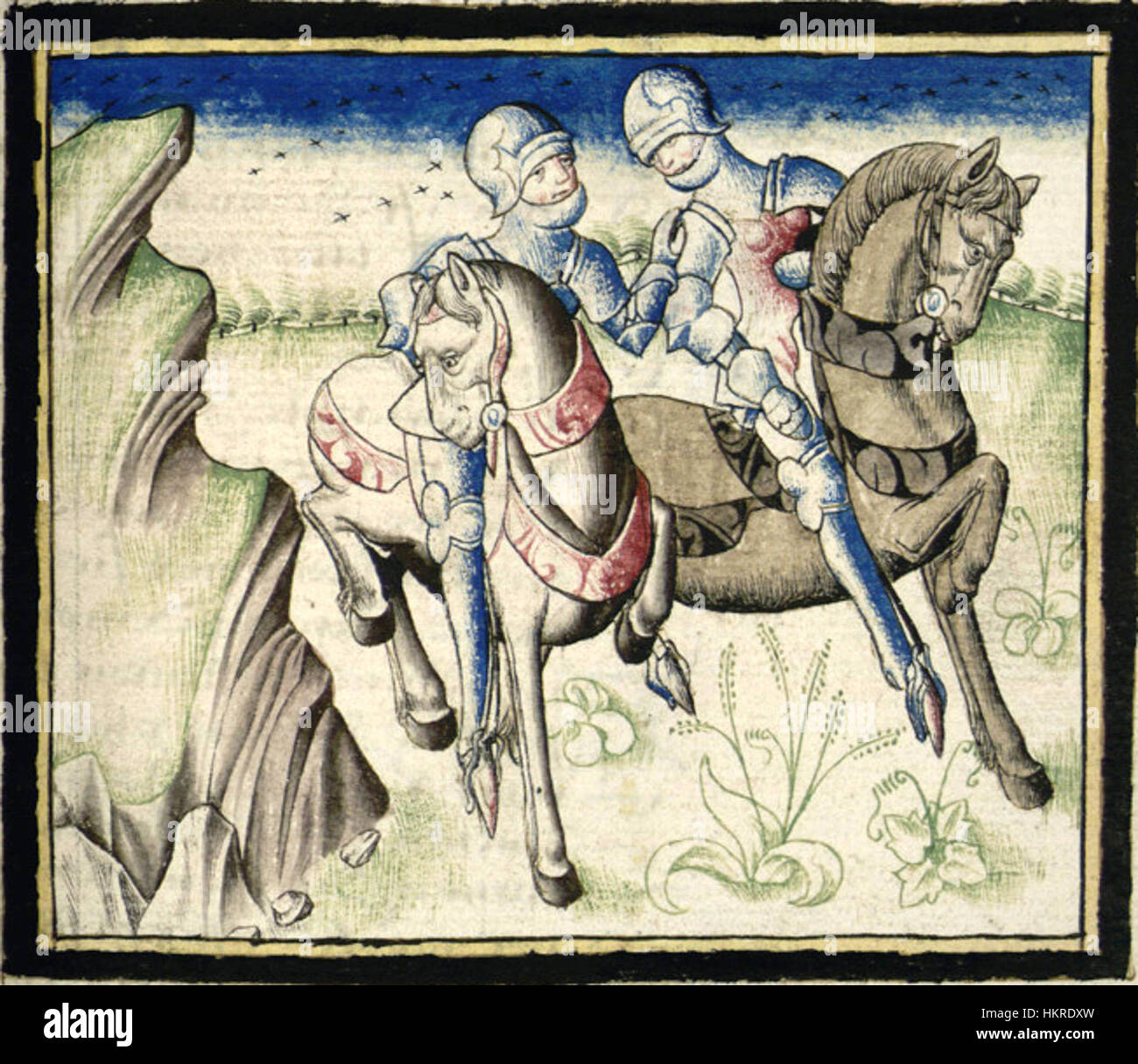 This historical manuscript page from the *Champion des Dames ...