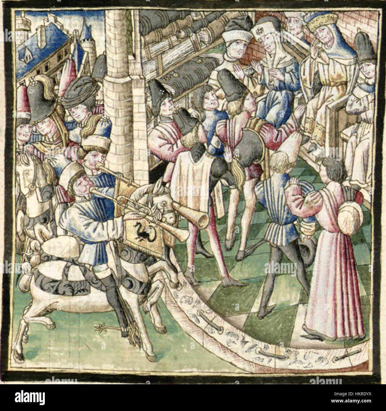 This medieval manuscript, 'Champion des Dames' (Champion of Women ...