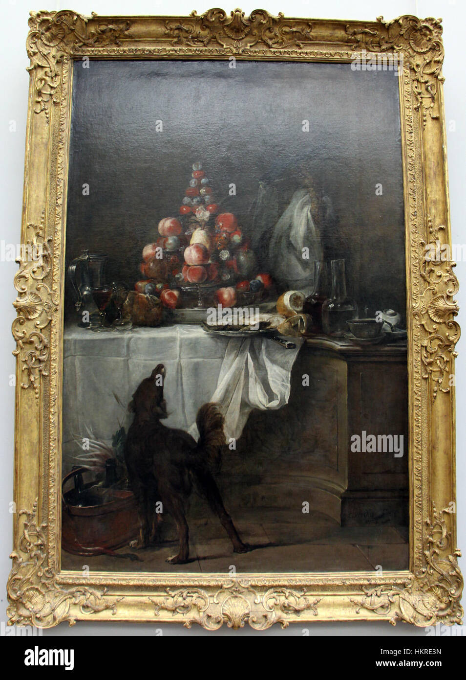 Chardin, il buffet, 1728, 01 Stock Photo - Alamy