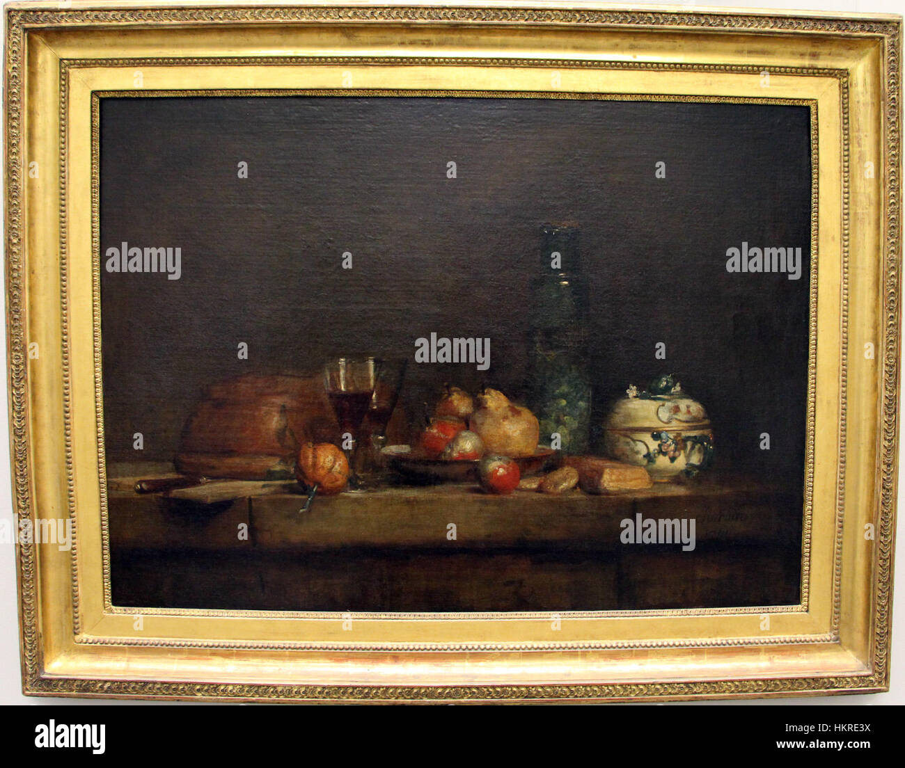 'Il Vaso di Olive' by Chardin is a 1760 still life painting that ...