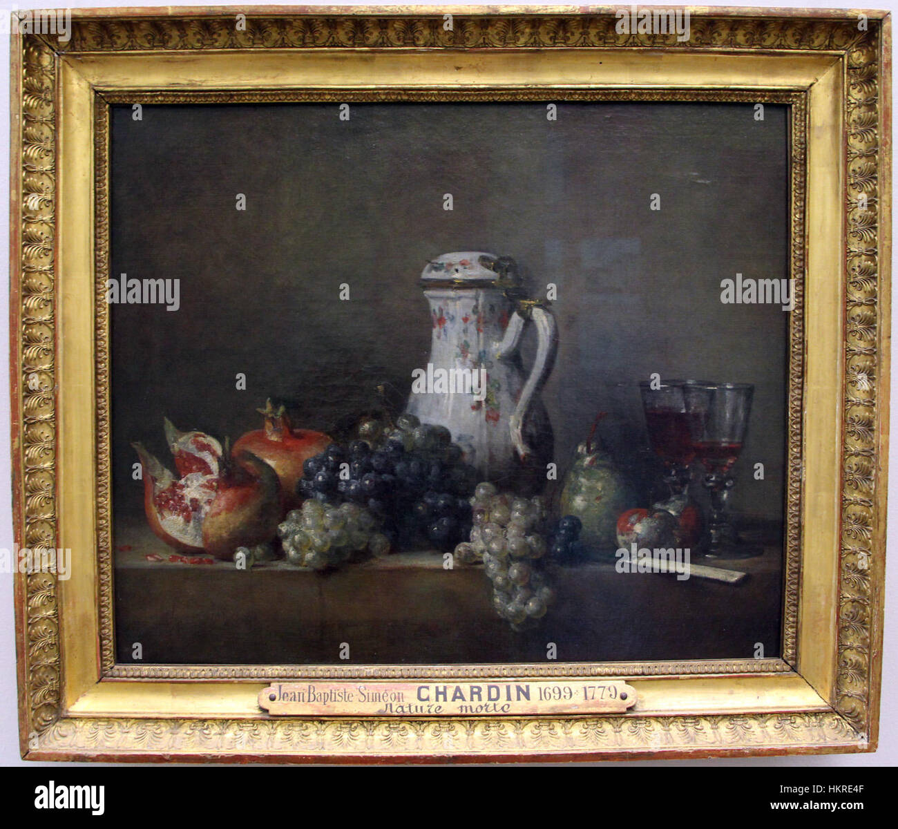 'Uva e Melograni' (Grapes and Pomegranates) by Jean-Baptiste-Siméon ...