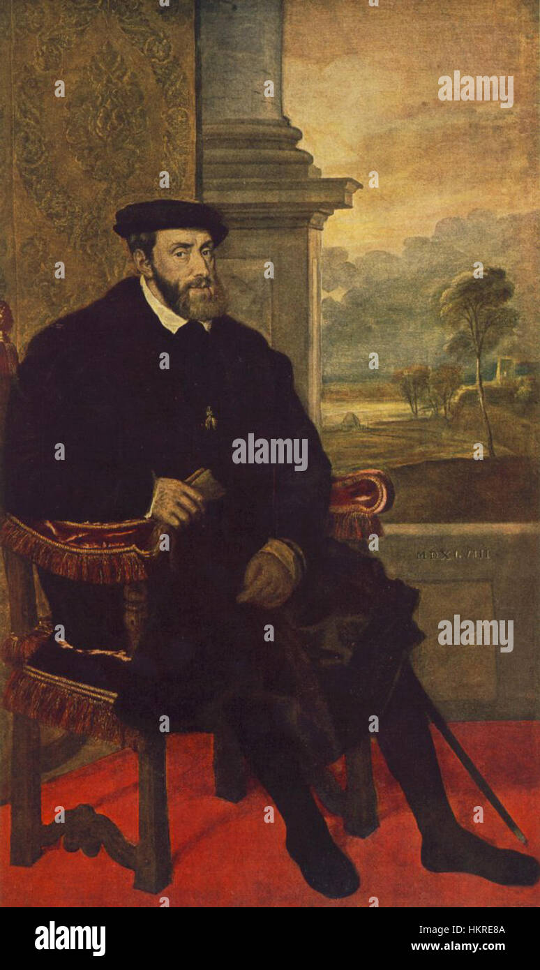 Charles 5 is a historical painting depicting King Charles V of the Holy ...