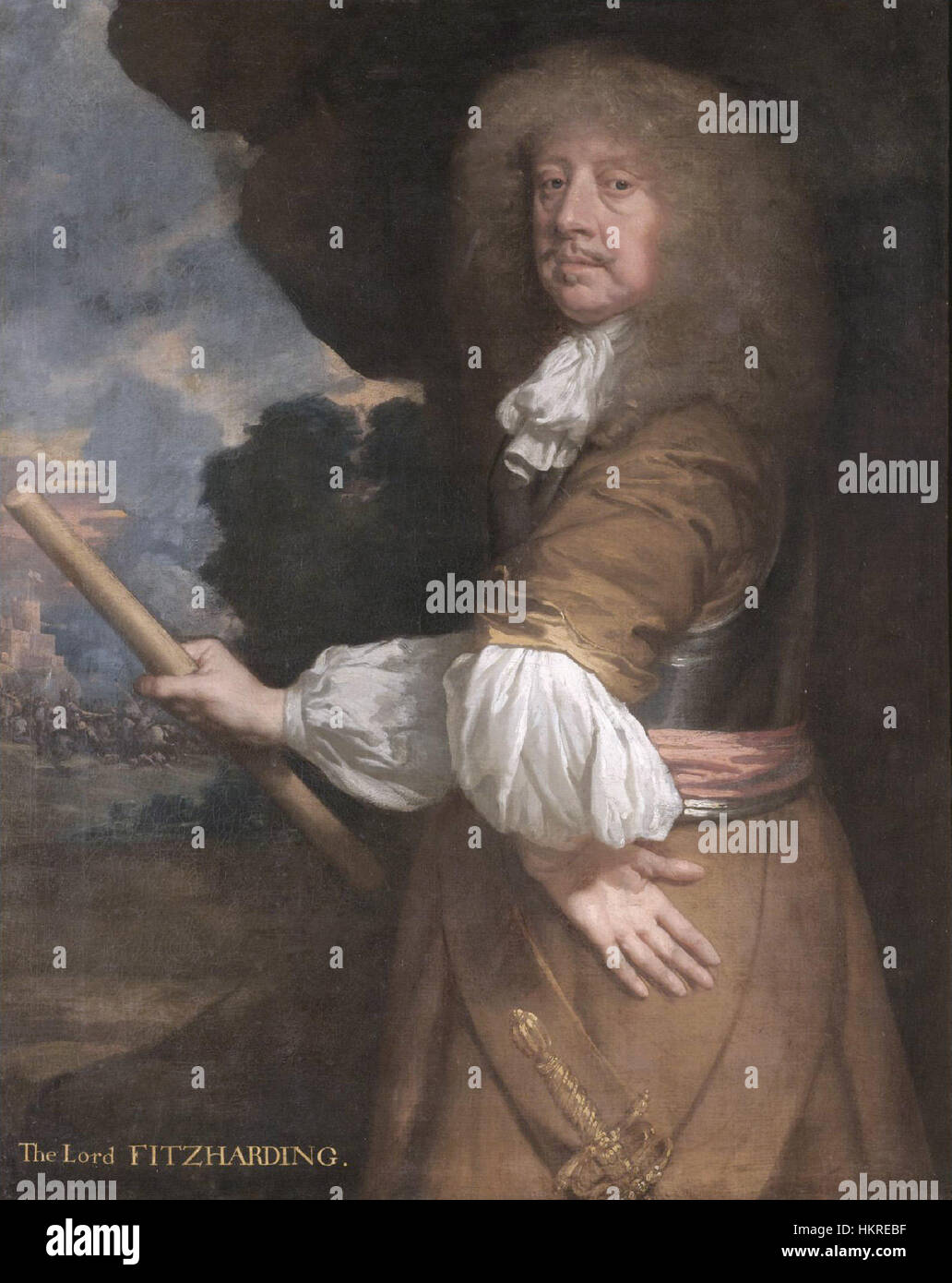 This portrait by Peter Lely depicts Charles Berkeley, a prominent 17th ...