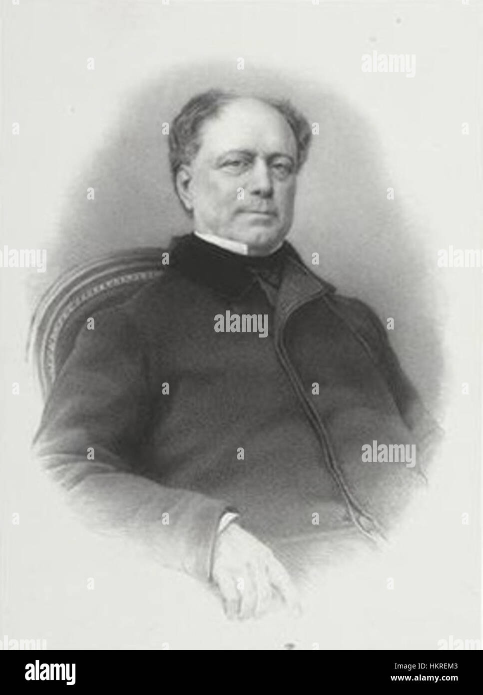 This cropped portrait of Charles Giraud focuses on the details of his ...