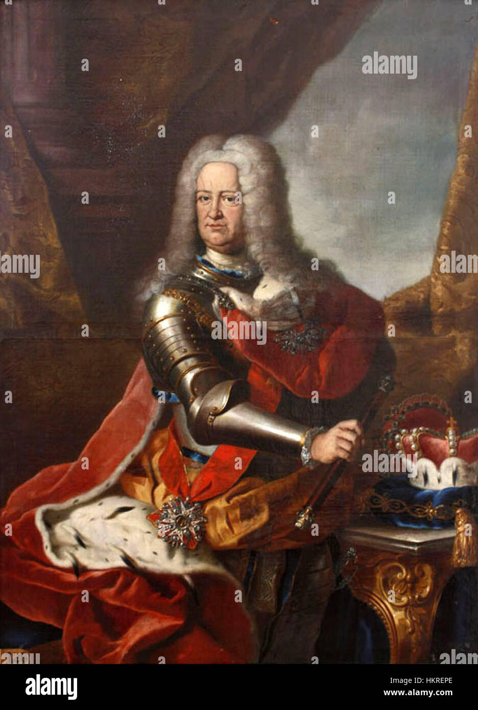 This artwork depicts Charles III Philipp, a historical figure from the ...