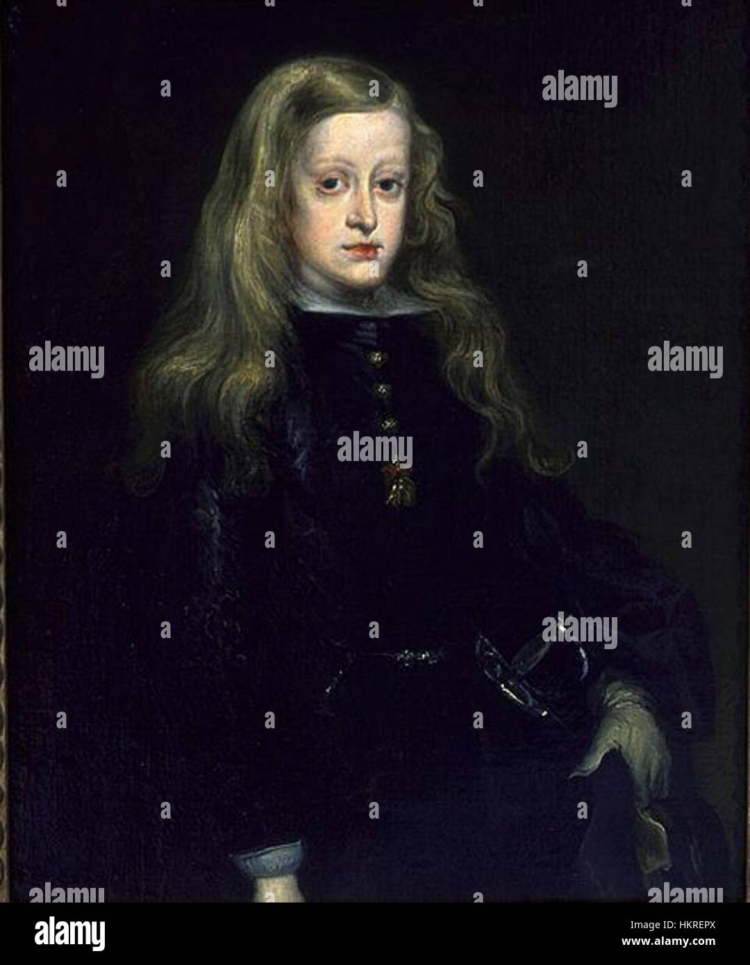 A 17th-century portrait of Charles II of Spain, the last Habsburg ...