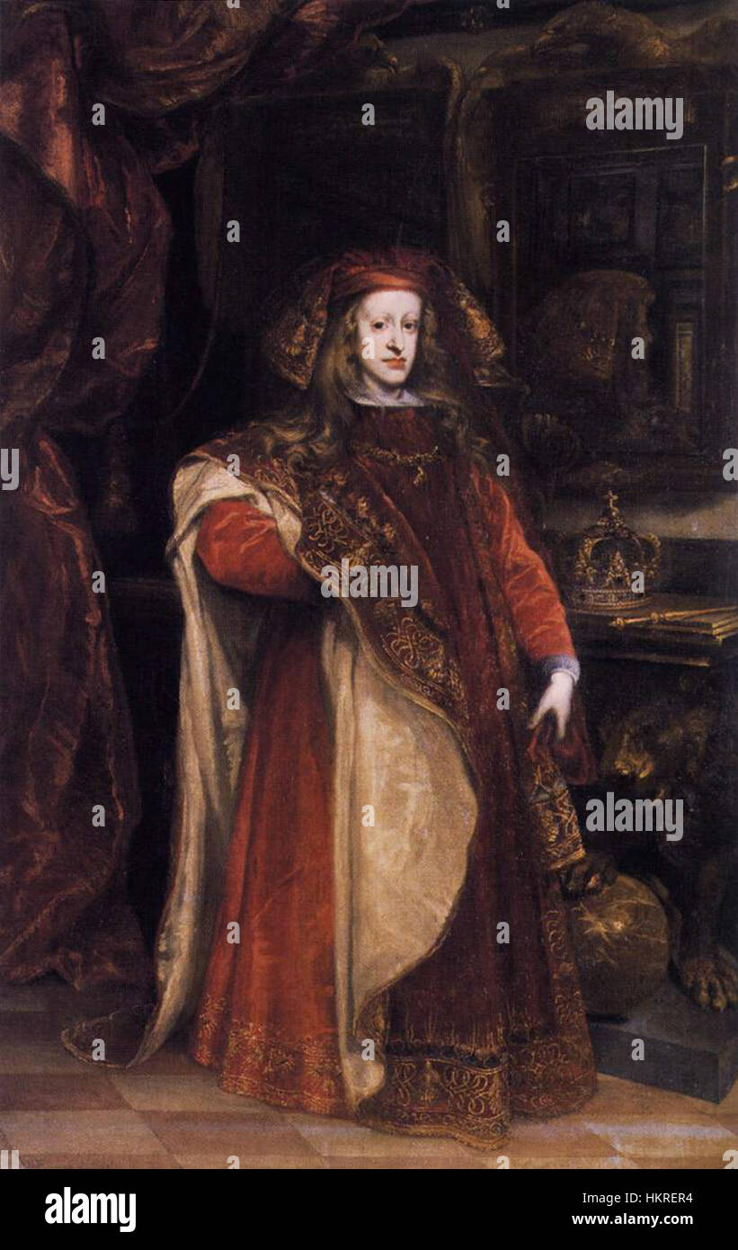 A painting of Charles II at Schloss Rohrau, showcasing the royal ...