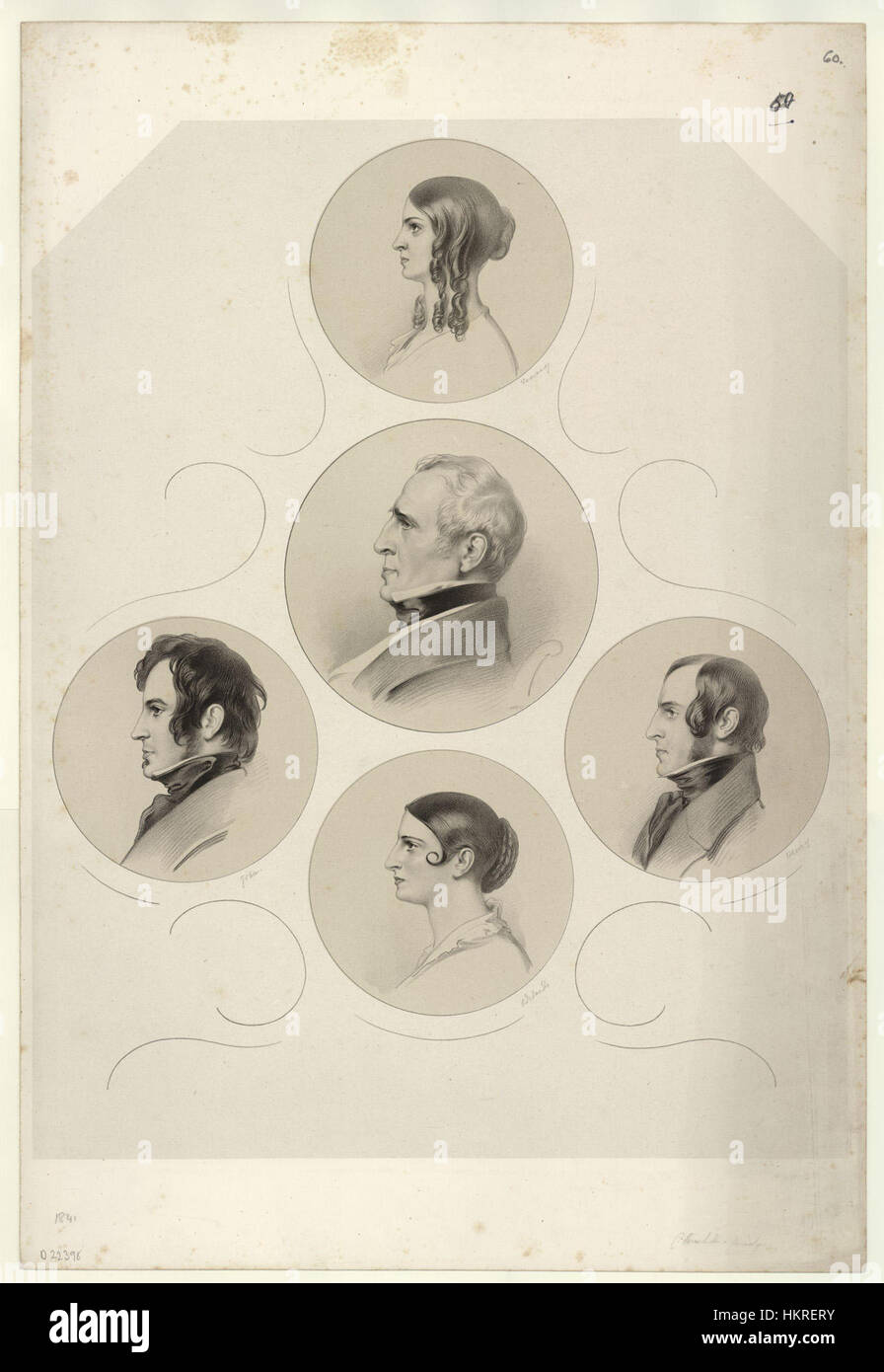 This 19th-century portrait by Richard James Lane depicts the Kemble ...