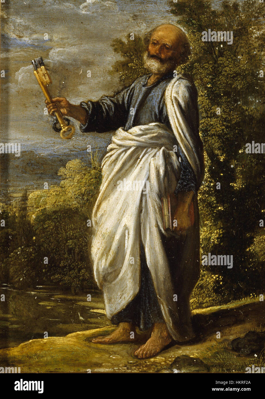 The keys of peter painting hi-res stock photography and images - Alamy