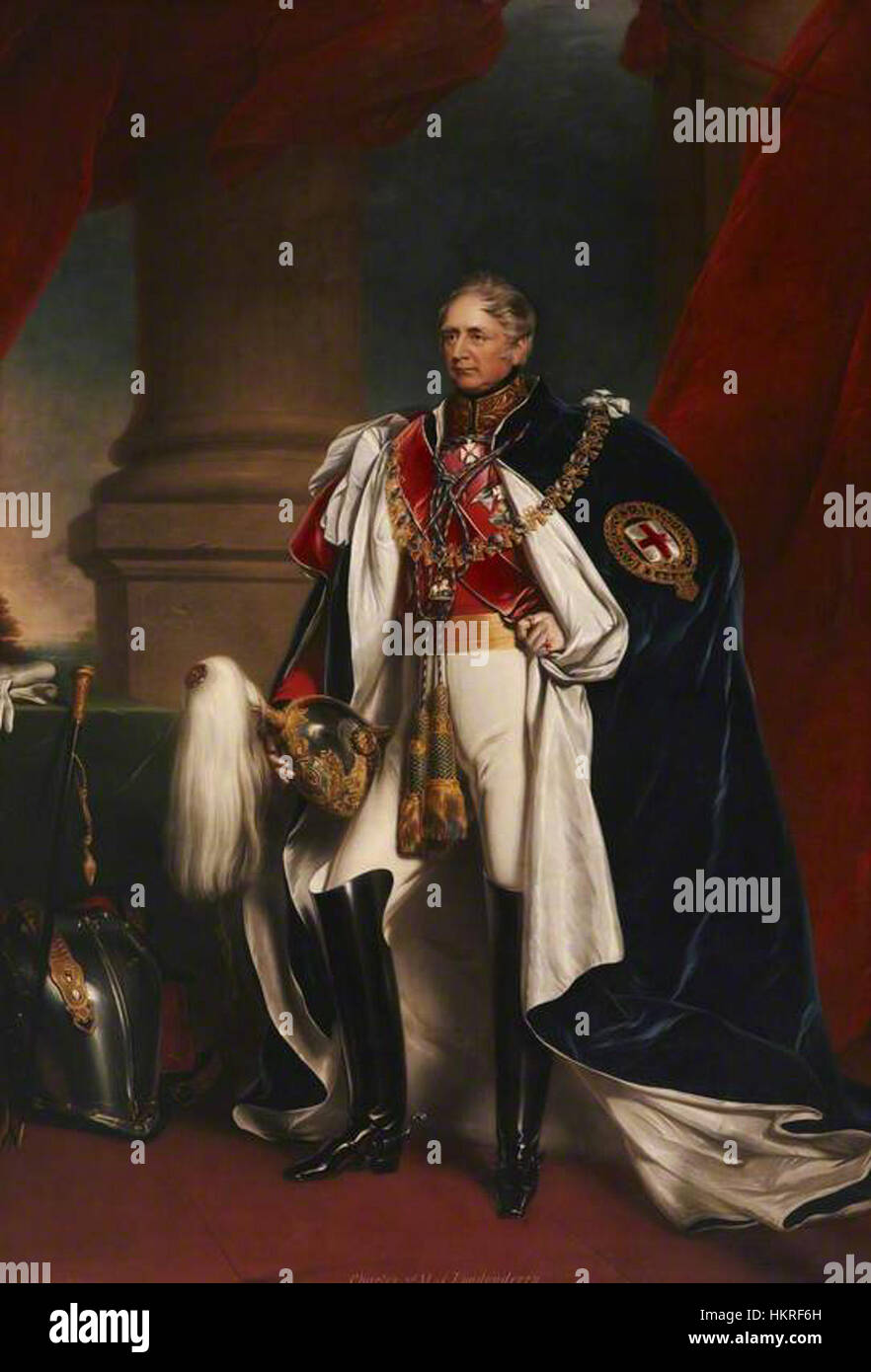 This portrait of Charles William Stewart, the 3rd Marquess of ...