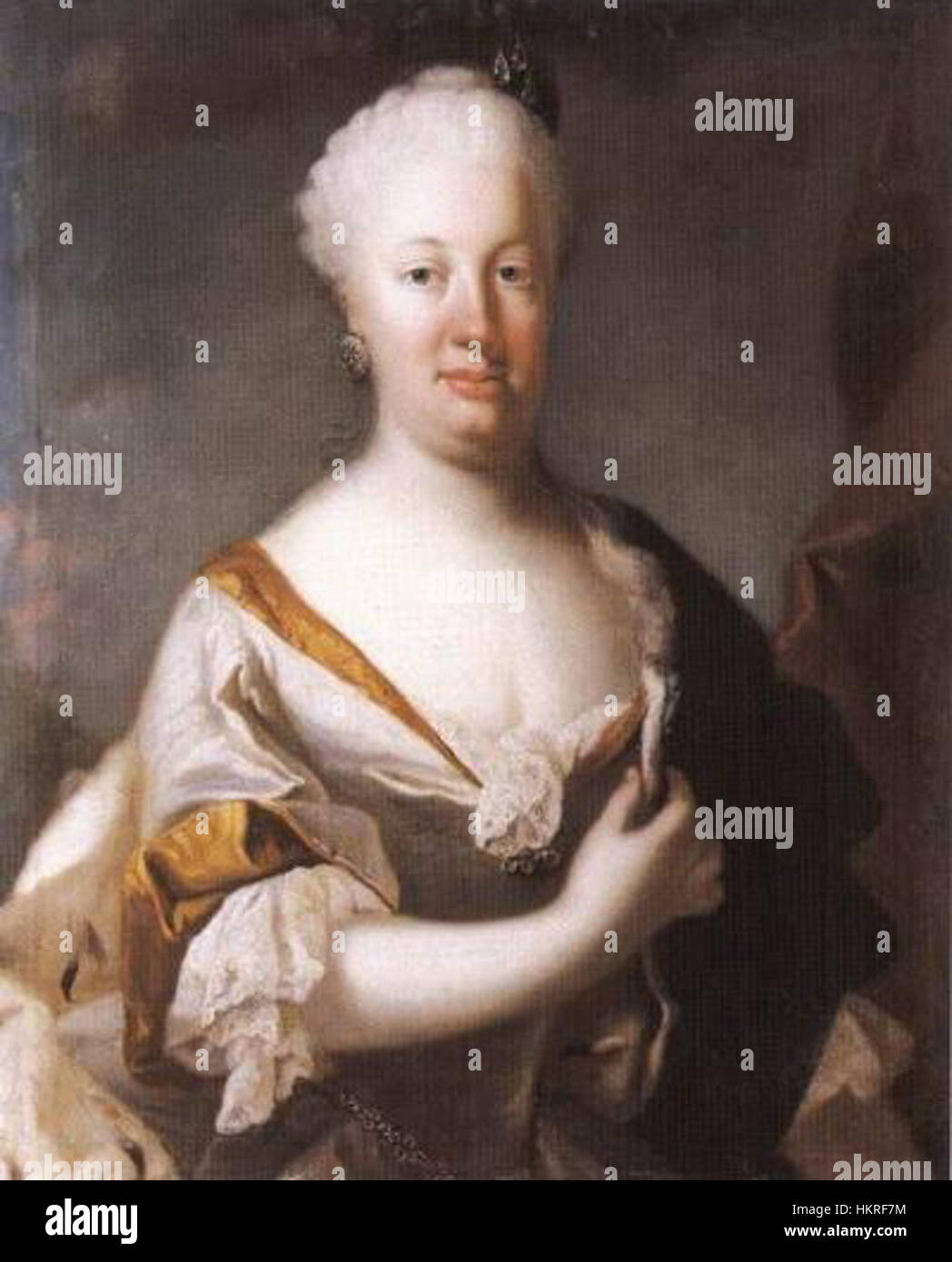 Charlotte Amalie of Hesse-Philippsthal, painted in the early 18th ...
