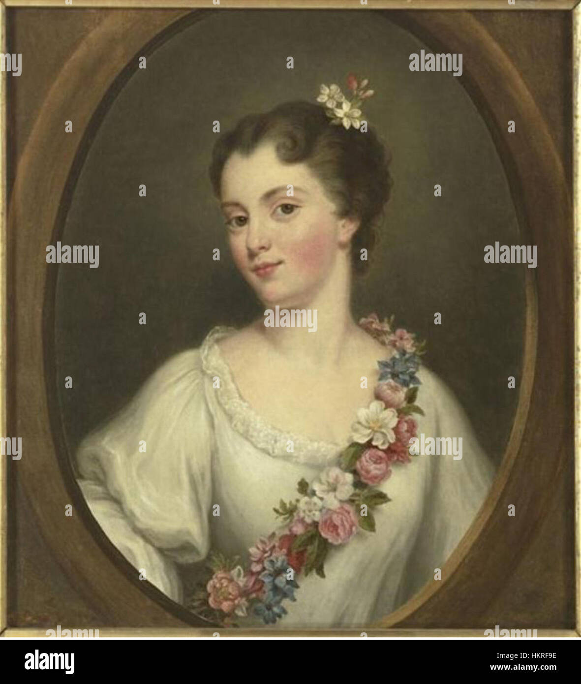 A portrait painting of Mlle de Charolais, highlighting the artistic ...