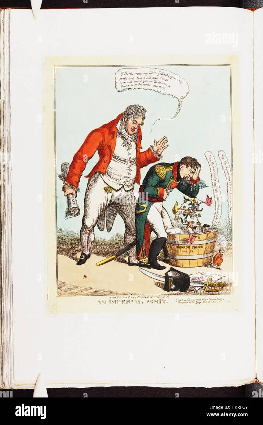 This artwork, 'An Imperial Vomit,' held at the Bodleian Libraries ...