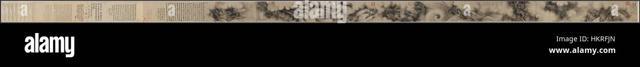 'Nine Dragons' by Chen Rong is a masterpiece of Chinese ink painting ...