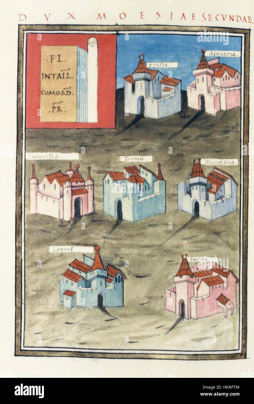 A work from the Bodleian Libraries, depicting the area of the Dux ...