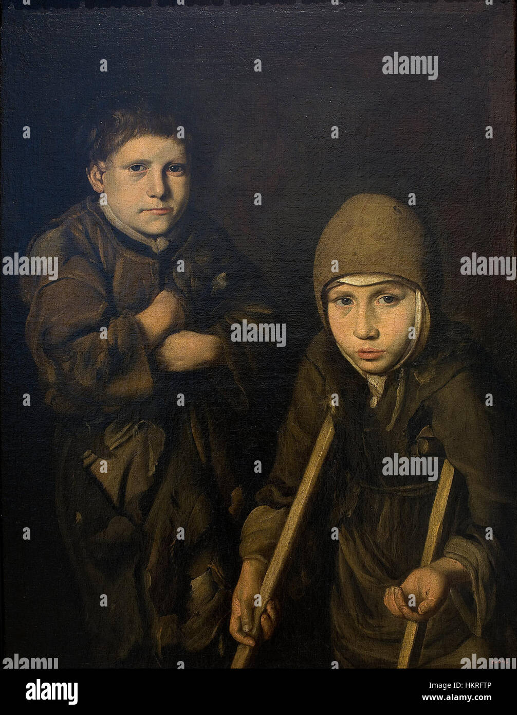 Children Begging - Google Art Project Stock Photo - Alamy