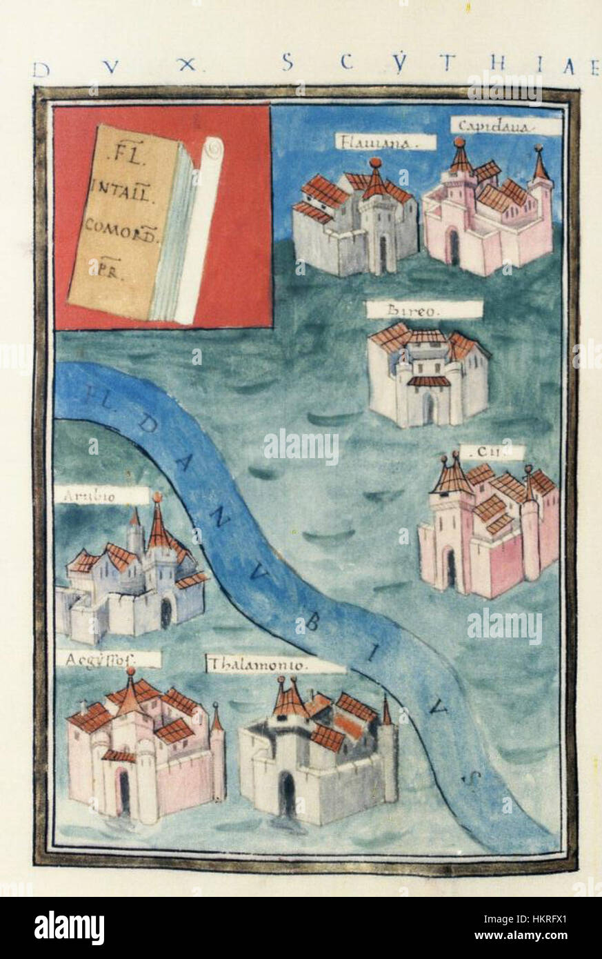 A map or illustration from the Bodleian Libraries, depicting the Area ...