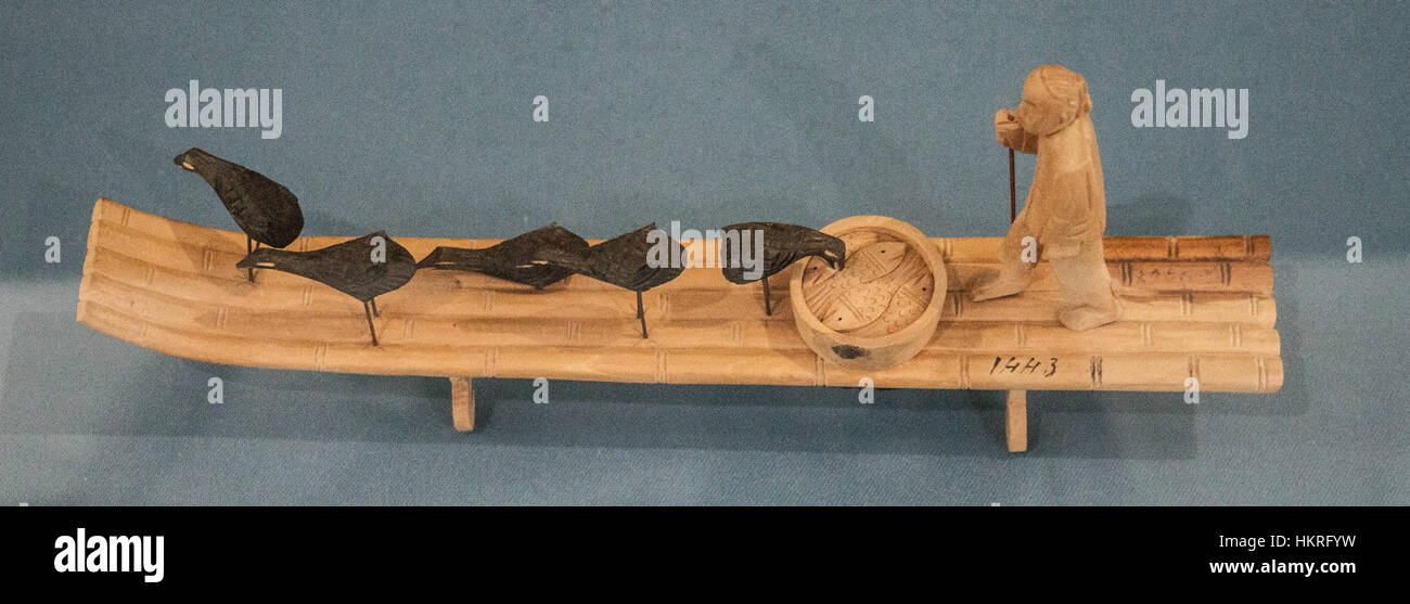 This model in the Vatican Museums depicts a traditional Chinese fishing ...