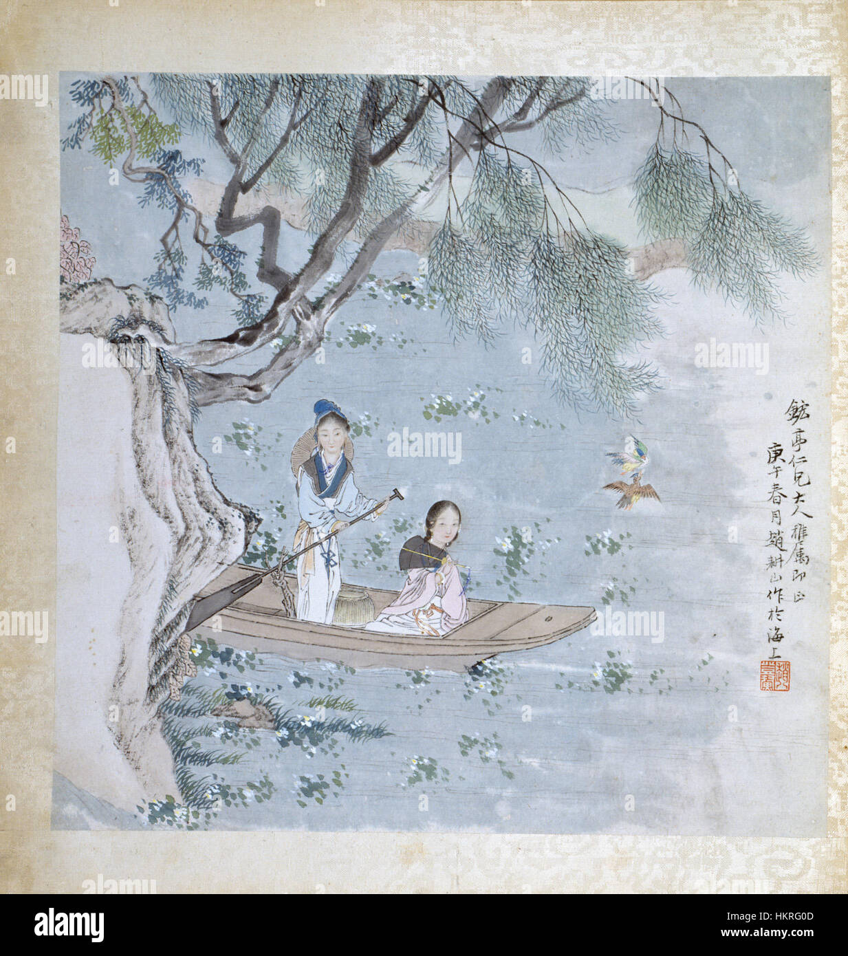 Traditional scene depicting boat hi-res stock photography and images ...