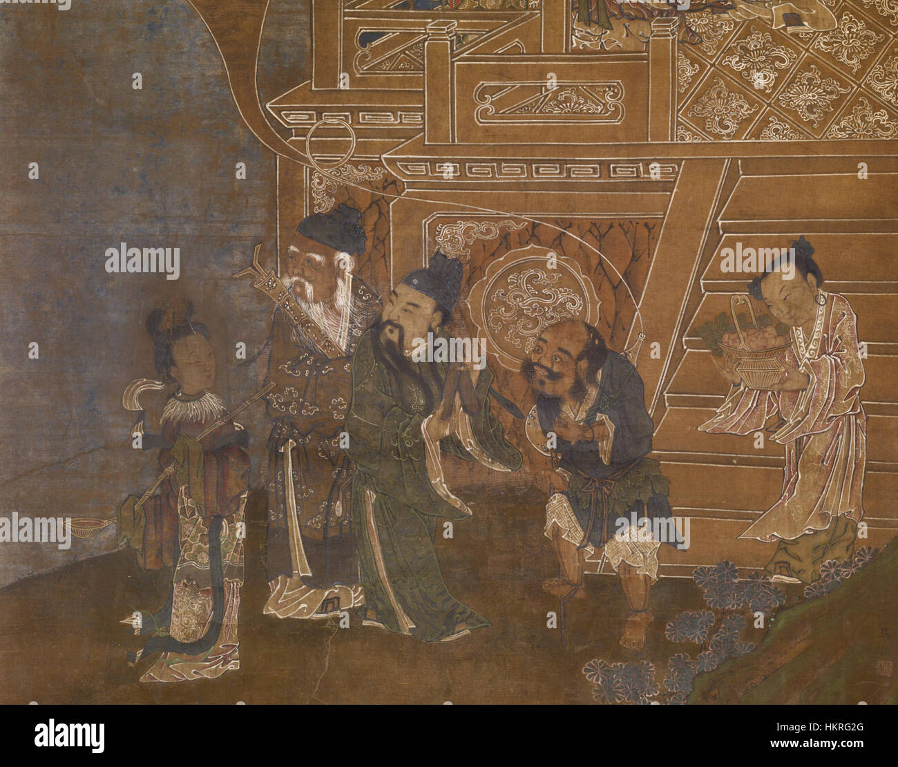 Eight immortals painting hi-res stock photography and images - Alamy