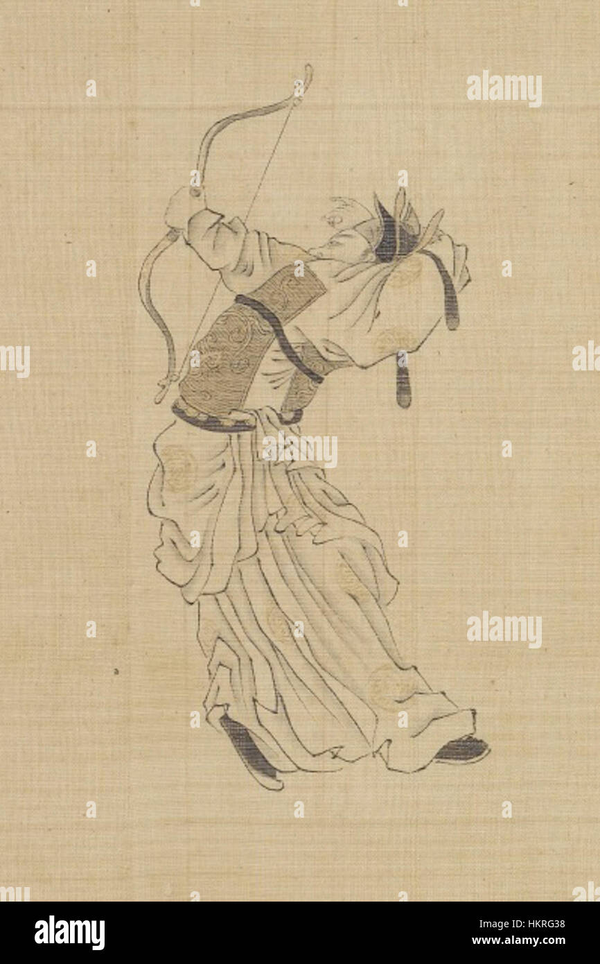 This historical painting, 'The Twenty-Four Ministers of the Tang ...