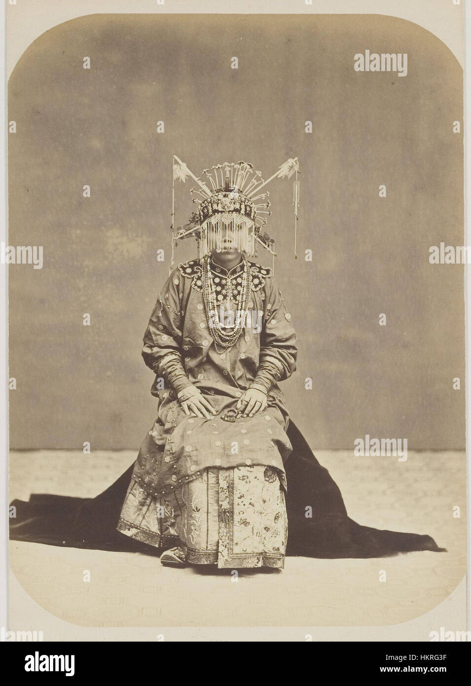 The 'Chinese Bride in Batavia' is a painting that depicts a bride in ...