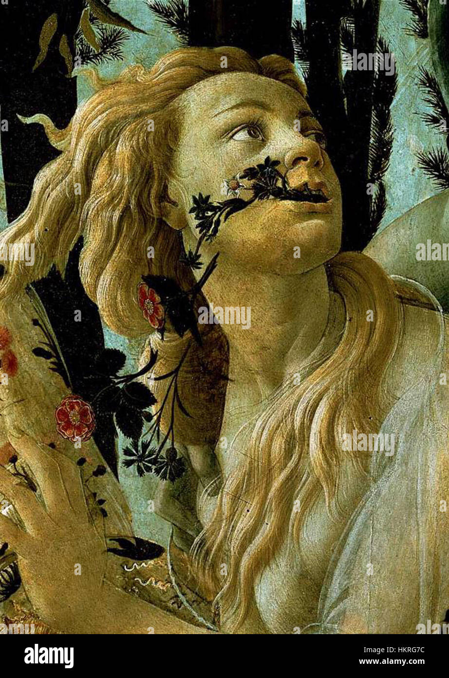 'Chloris Primavera' is an allegorical painting depicting Chloris, the ...