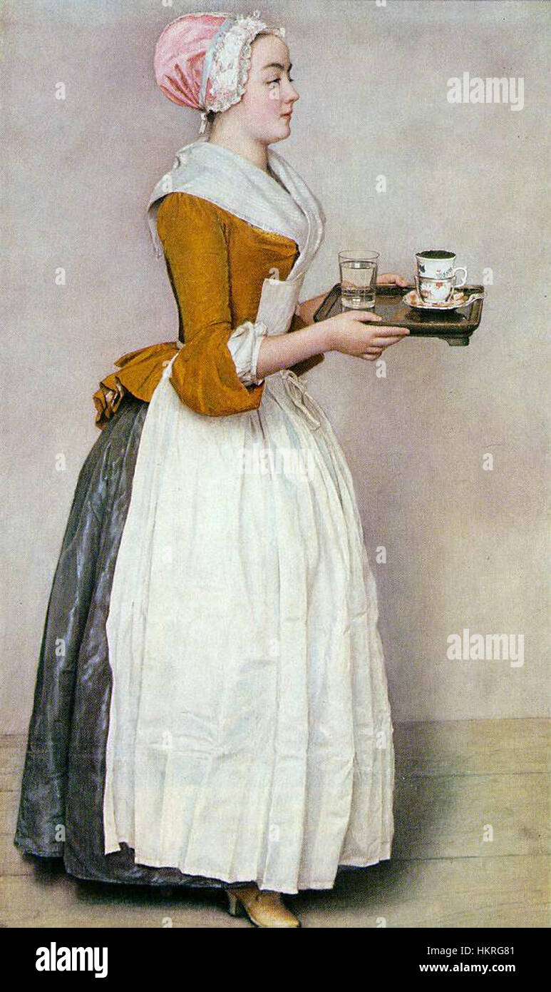 The 'Chocolate Girl' is a famous painting by Jean-Ã‰tienne Liotard ...