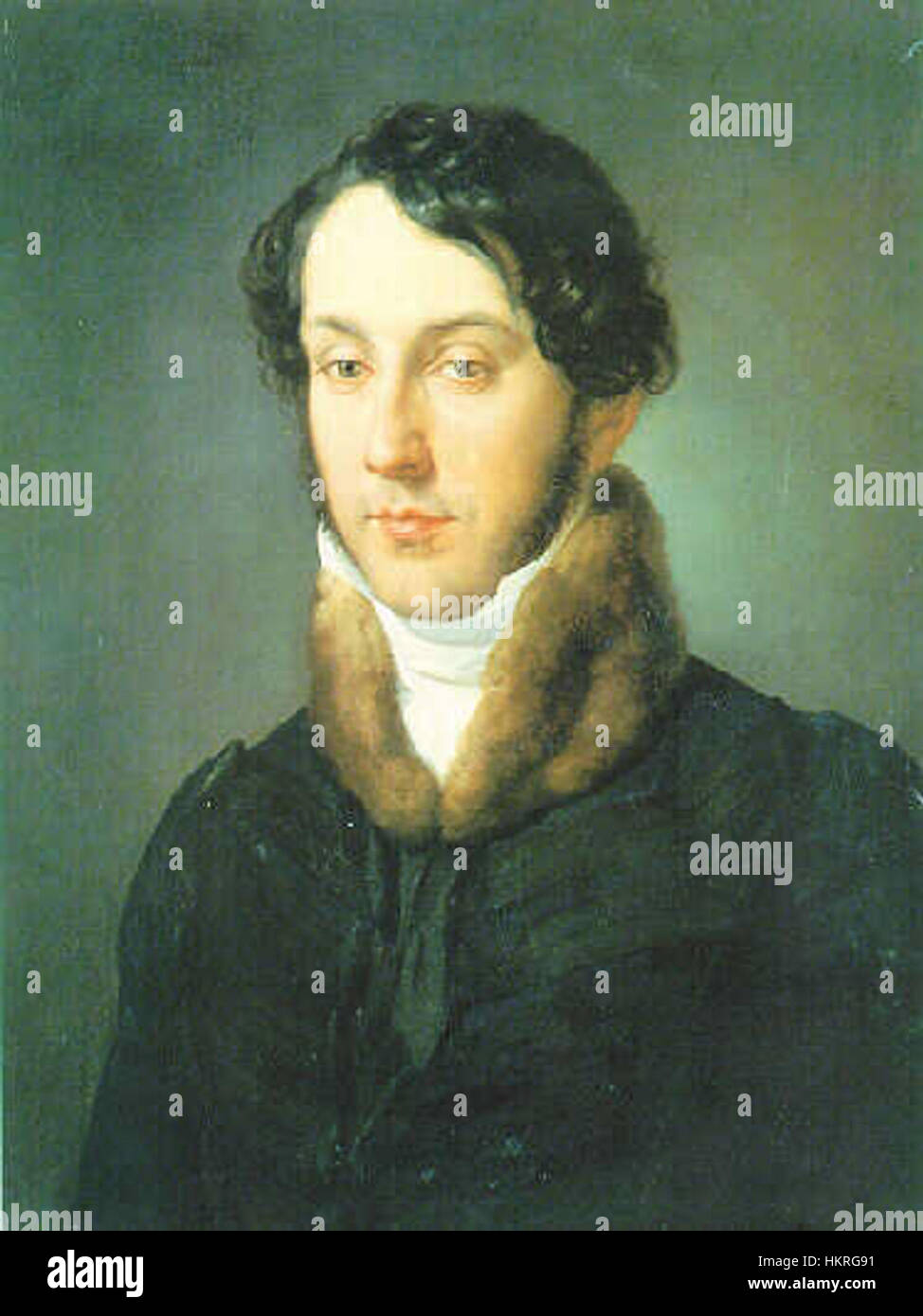 This oil painting by Chopin-Hayez represents a vibrant portrait that ...