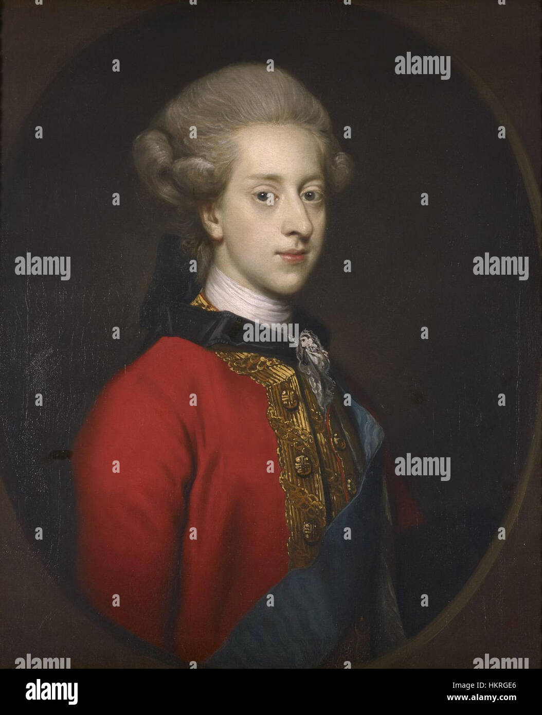 A portrait of King Christian VI of Denmark, capturing his royal dignity ...