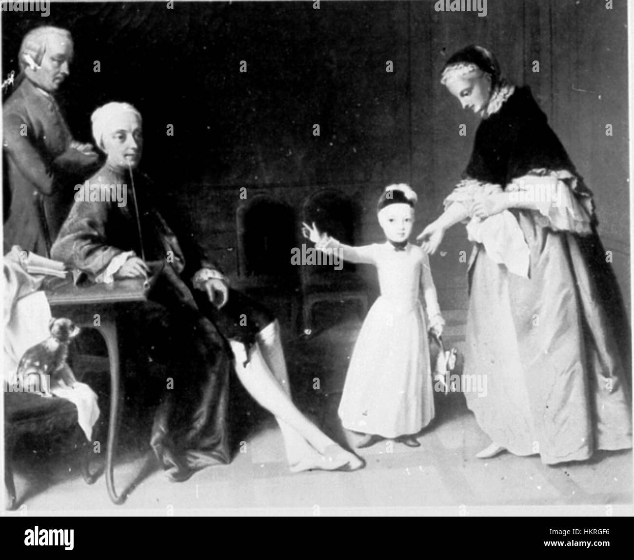 This portrait shows Christian August zu Solms-Laubach with his grandson ...