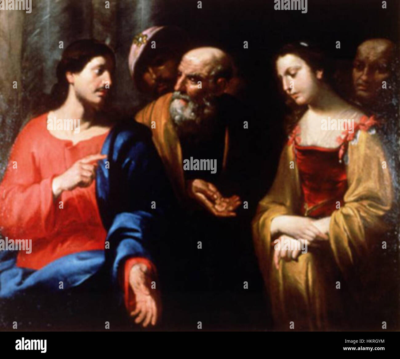 'Christ and the Adultress' depicts the biblical moment when Jesus ...