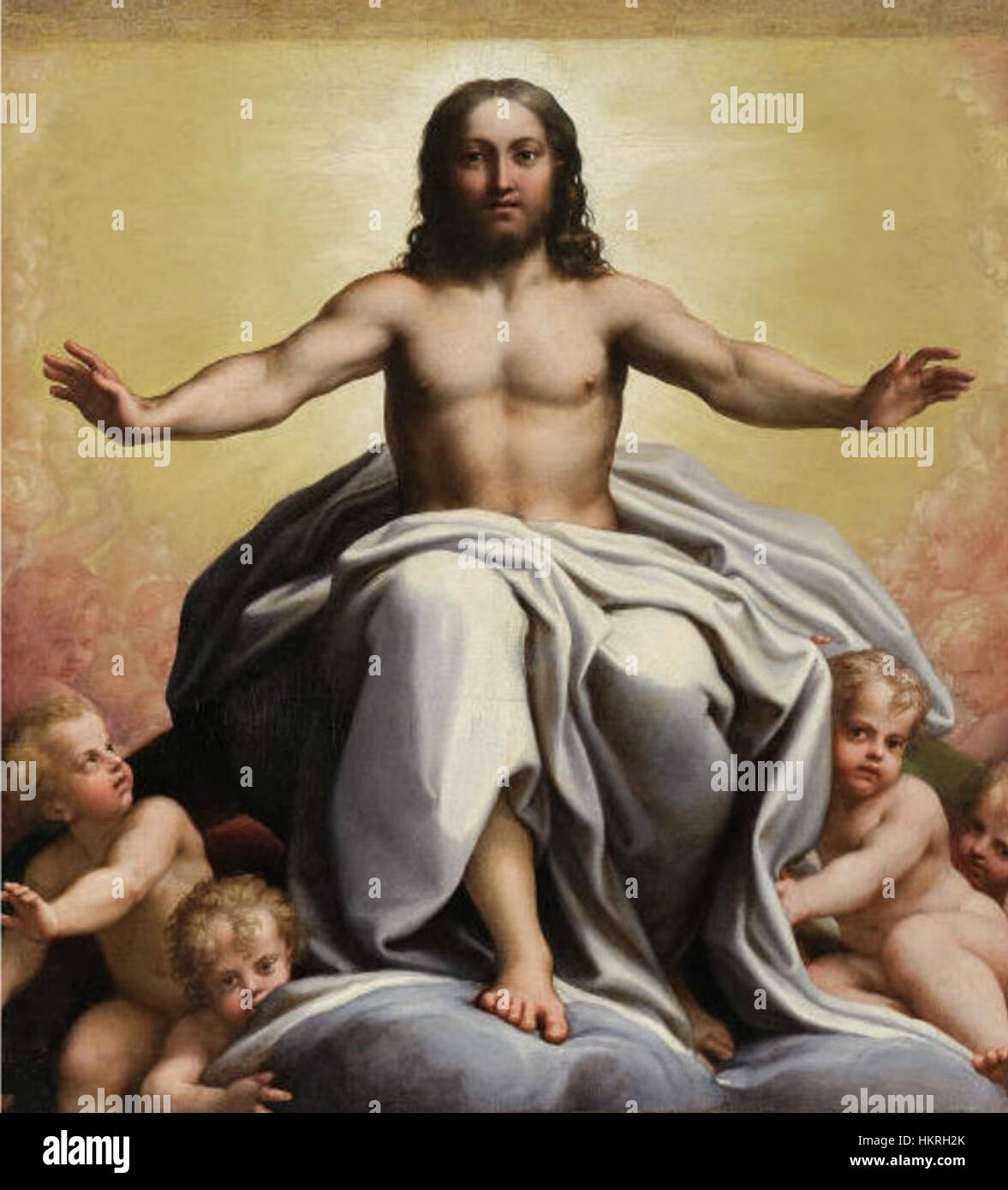 'Christ in Glory' by Correggio is a magnificent Baroque painting ...