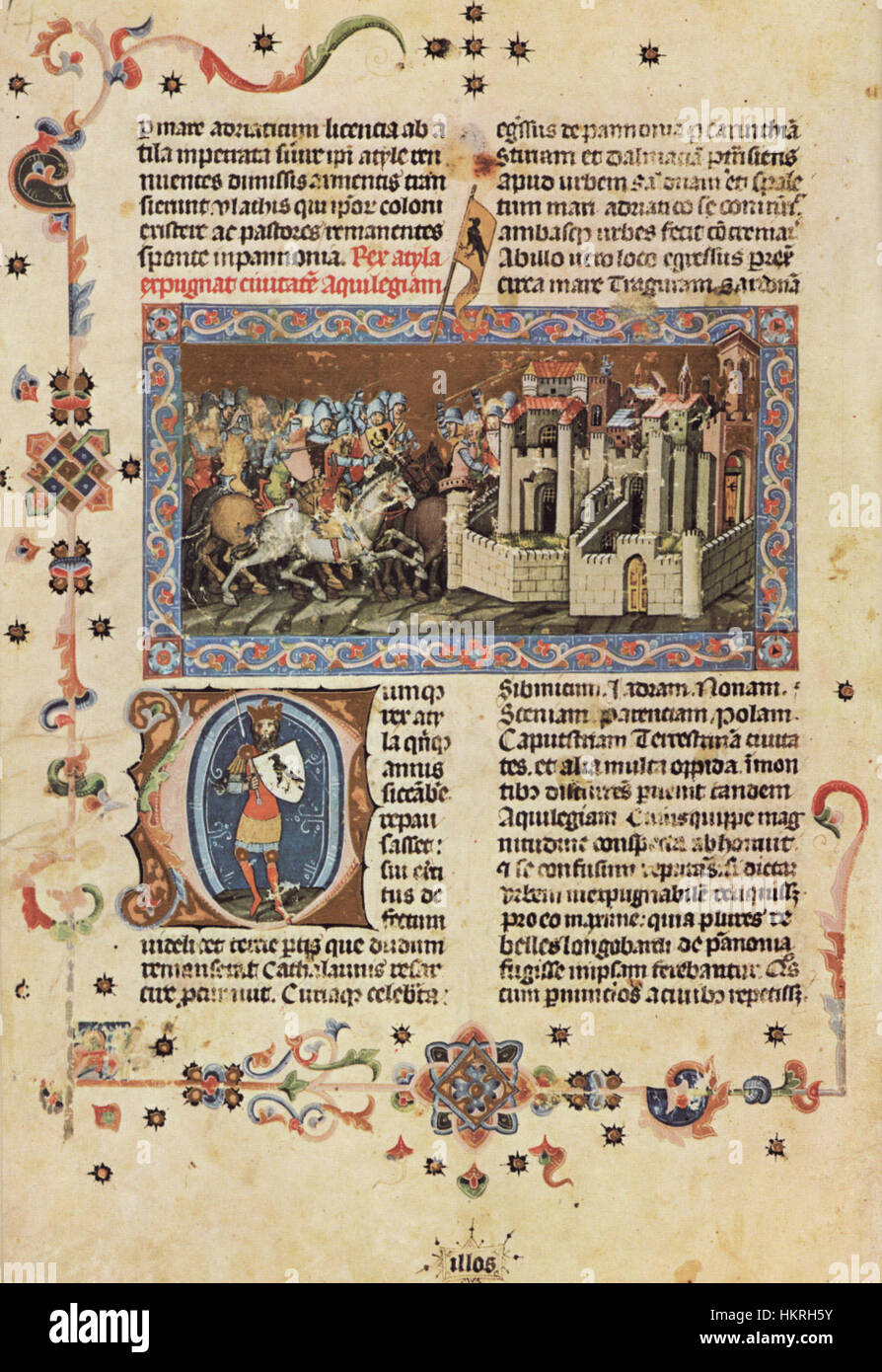 The *Chronicon Pictum* is a medieval Hungarian chronicle, illustrated ...