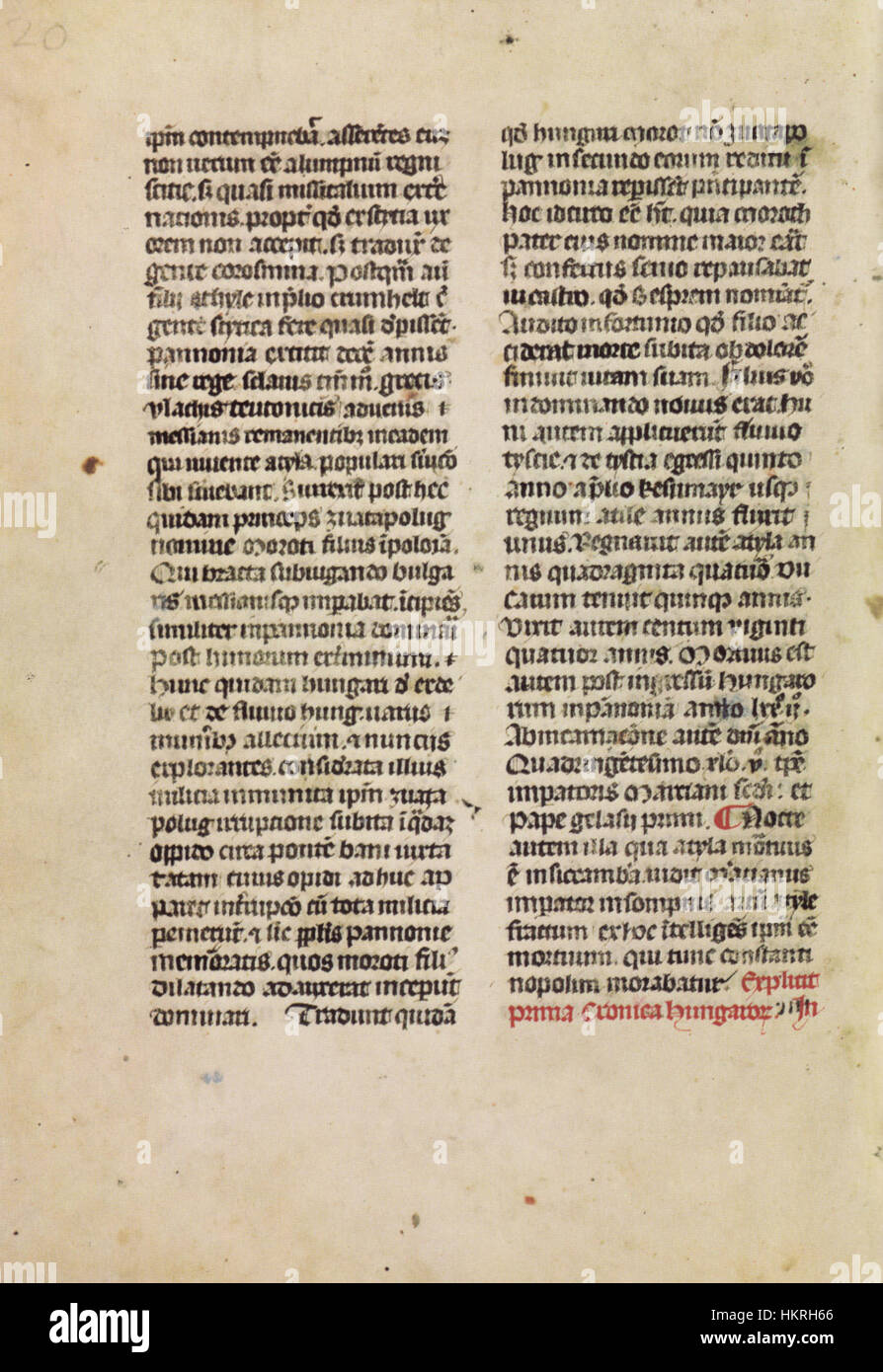 The *Chronicon Pictum*, or *Chronicle of the Pictures*, is a 14th ...