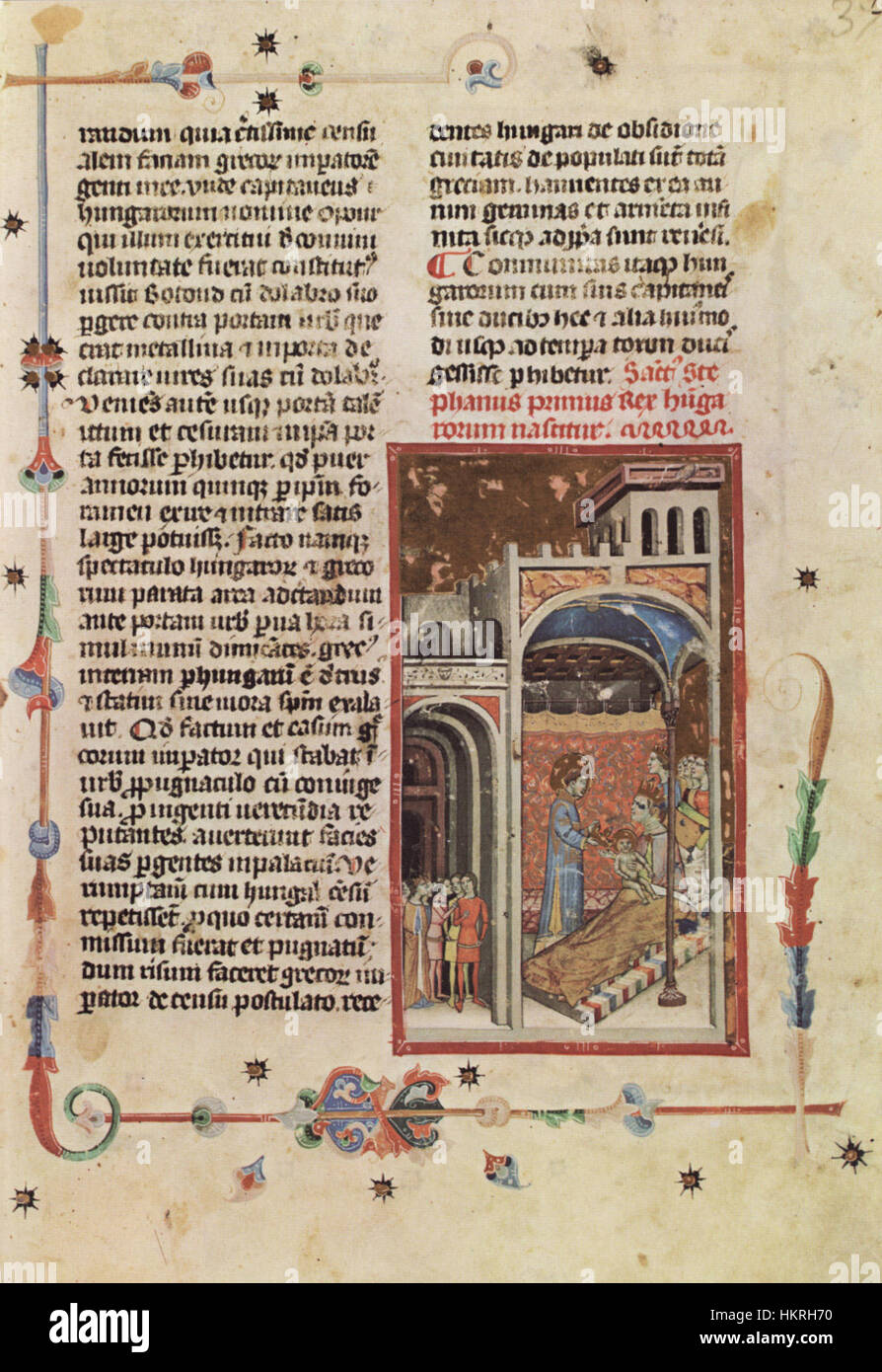 The 'Chronicon Pictum' is a historic illustrated manuscript that ...