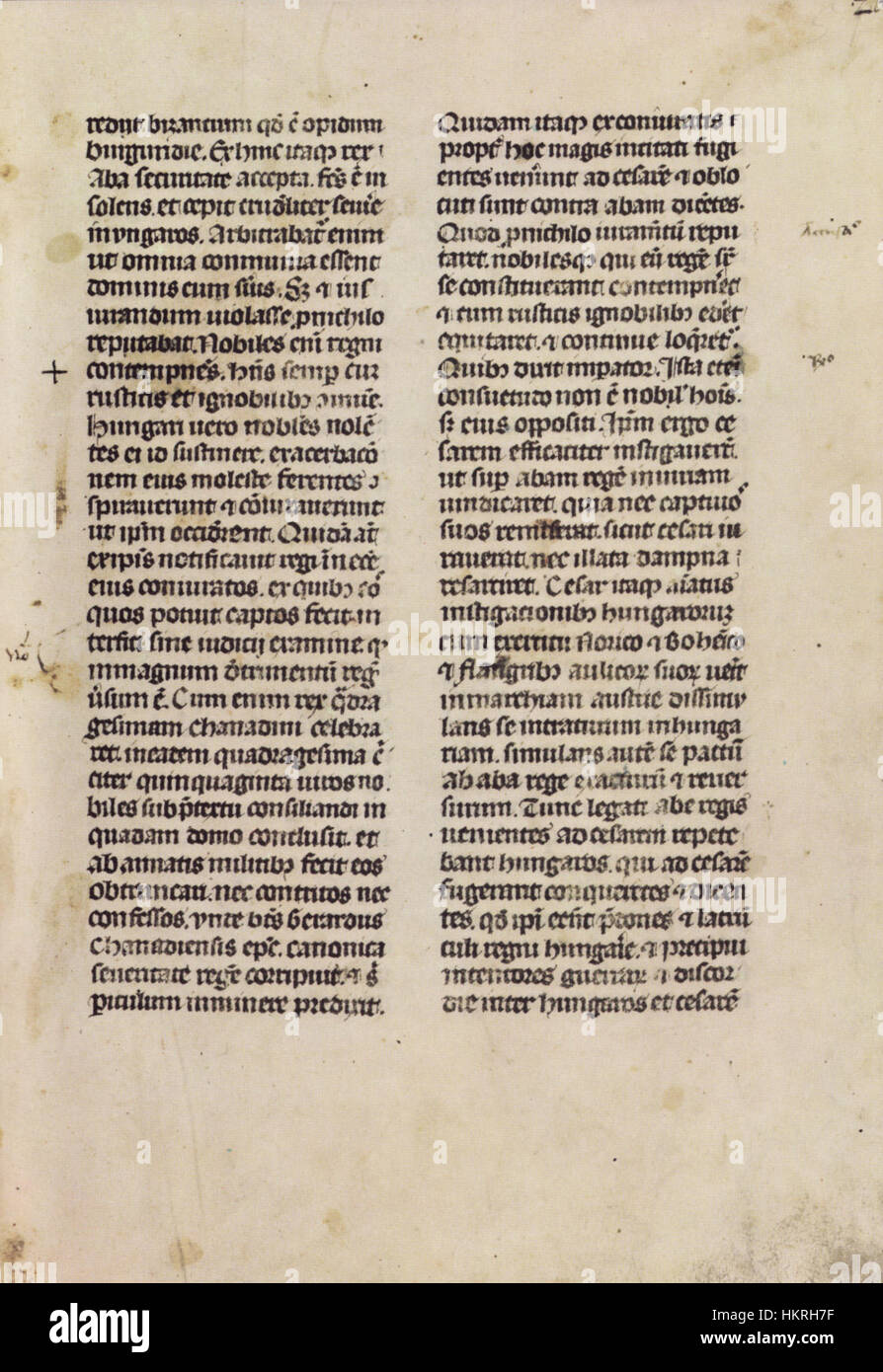 The 'Chronicon Pictum' is a Hungarian medieval manuscript, featuring ...