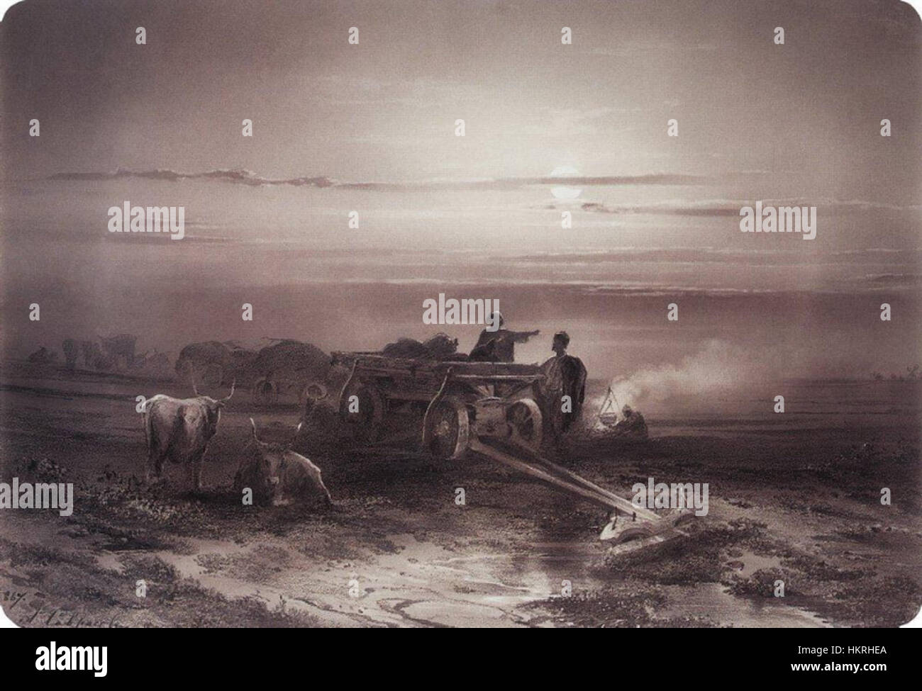 'Chumaks' represents a historical scene depicting the Chumak people ...