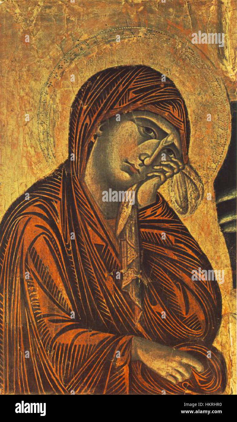 This detail from Cimabueâ€™s 'Crucifix' captures the intricate ...