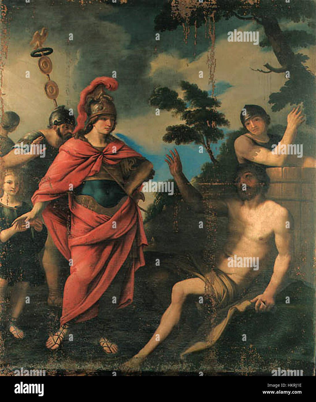 This painting by the Circle of Giovanni Francesco Romanelli depicts the ...